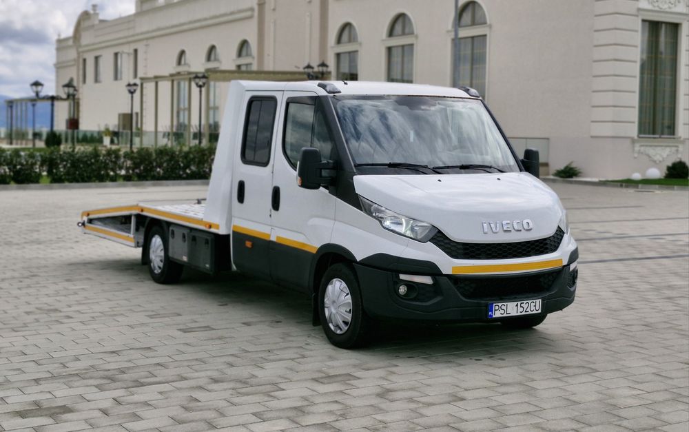 IVECO Daily Autoplatforma 7 Locuri Platforma auto 35-17 3.0 HPI Sibiu ...