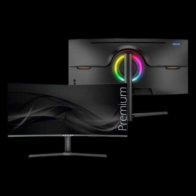 ZIFFLER 34GM1000-34″ 3K WQHD Curved Gaming monitor (HDMI+DP+Audio out+ ...