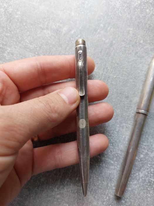 Lot pix și creion mecanic argint brut.Vintage.Obiecte argint Codlea ...