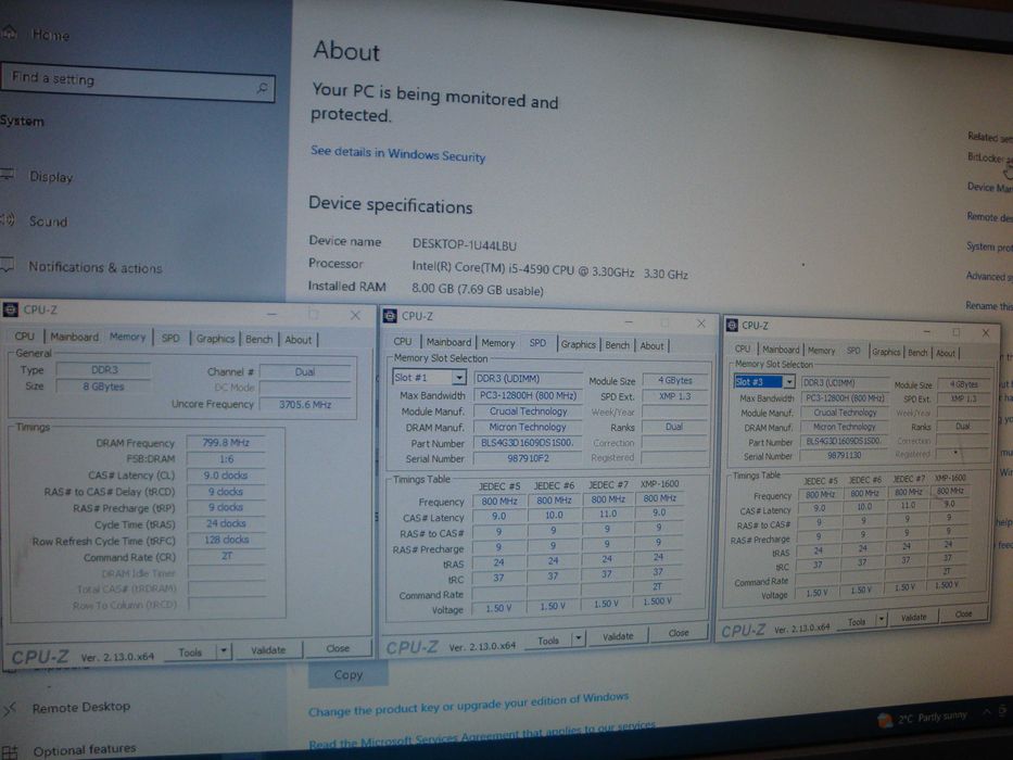 Kit memorii ram Crucial Ballistix Sport by Micron 8GB DDR3 1600 Mhz ...