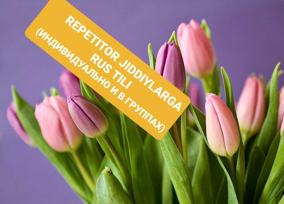 Rus tili repetitori rus tilidan jiddiylarga - Ta'lim-sport Toshkent на Olx