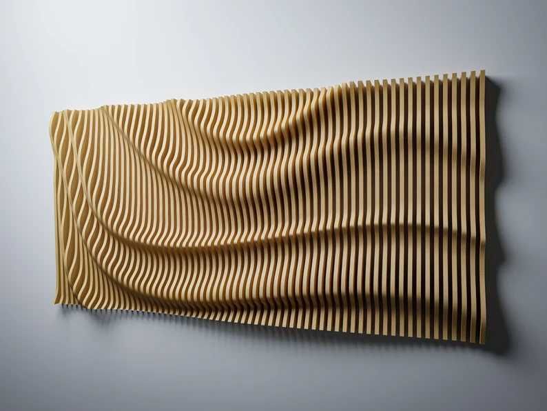 Panouri decorative riflate 3D personalizate, riflaj-decorativ, mobila ...