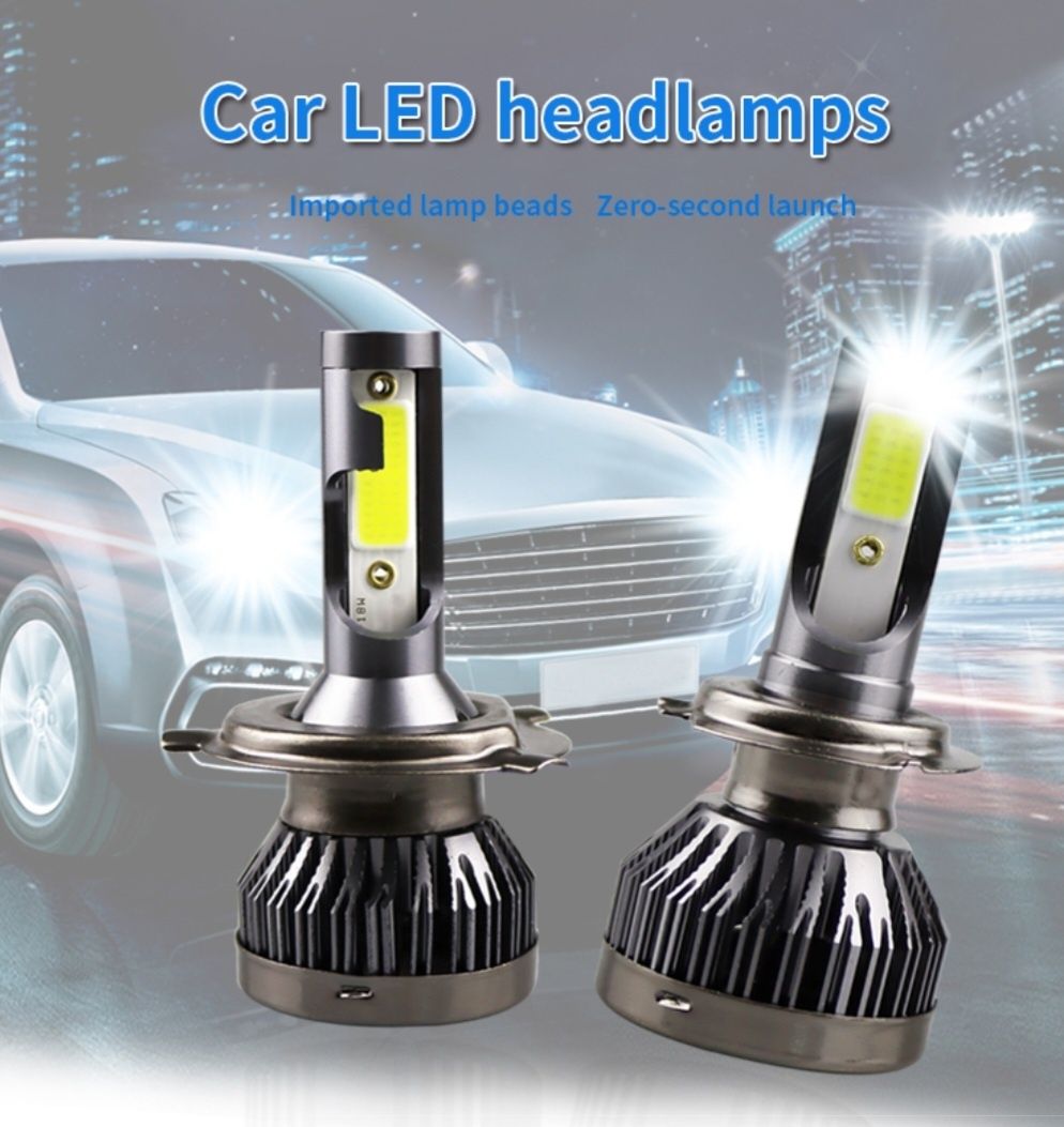 Ново!!! H1/H7/H4/H8/H9/H11/HB3/HB4 40W 6000k Мини led крушки за фарове ...