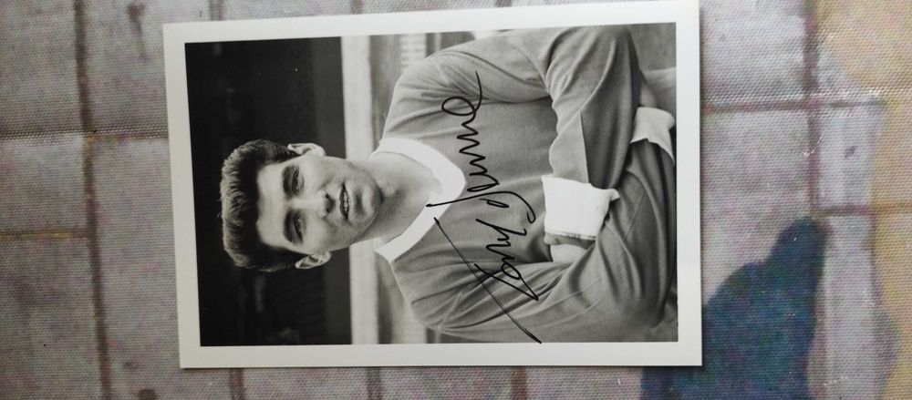 Оригинален Автентичен Саморъчен Подпис Автограф на Тони Дюн/Tony Dunne ...