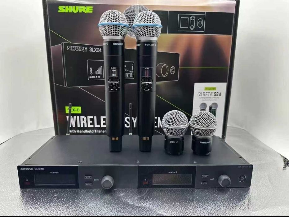 Професионален микрофон Shure SLXD24D/B58 Dual /внос USA Made in Mexico ...
