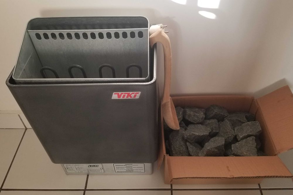 Soba inox Sauna privata, incalzitor electric, Finlandeza Viki seria ...