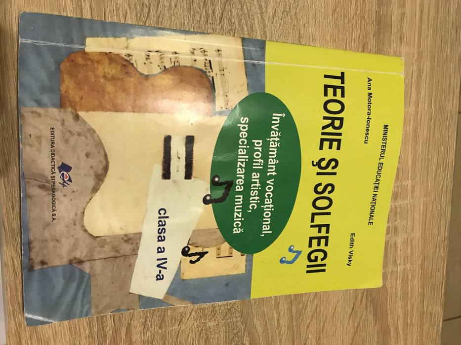 Teorie muzicala clasa a-III-a si a-IV-a Bota • OLX.ro