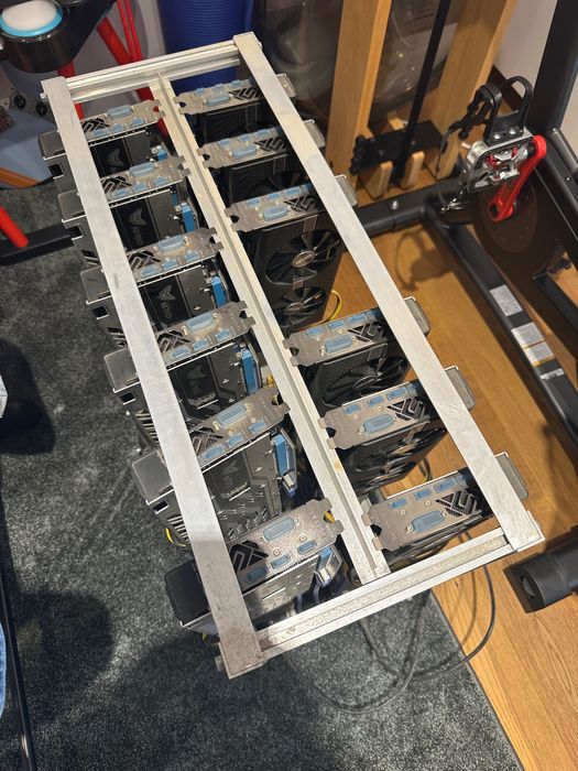 Rig Mining - Miner 12 placi Sapphire NITRO+ RX 580 8G GDDR5 Bucuresti ...