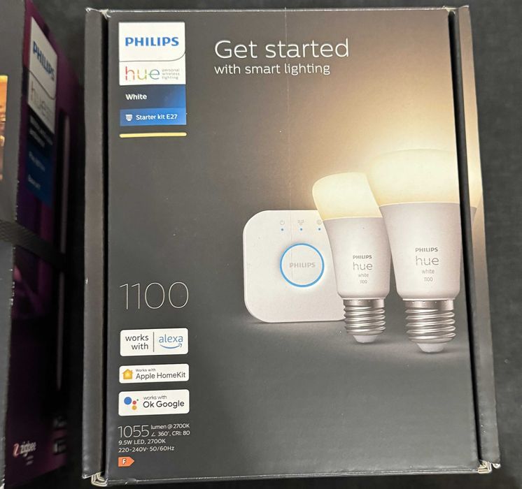Чисто нови Philips Hue сетове, White & Color Ambient Play, Bridge v2 гр ...