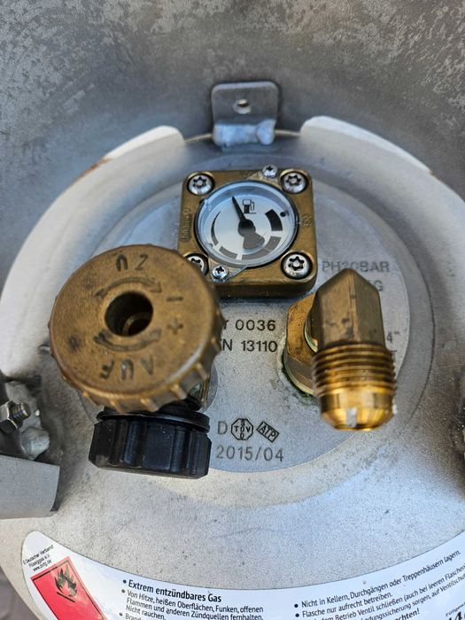 Rezervor Alugas GPL din aluminiu rulota reincarcabila caravana 33l ...