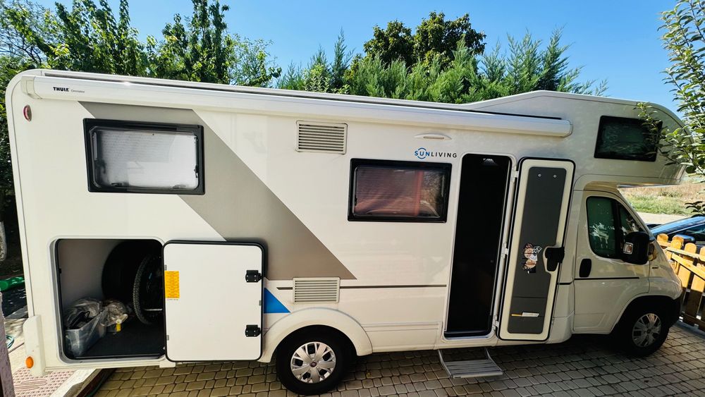 Autorulota Alcov Sunliving A75DP – 6 locuri FIAT 2.3 mjet 150CP Vidra ...