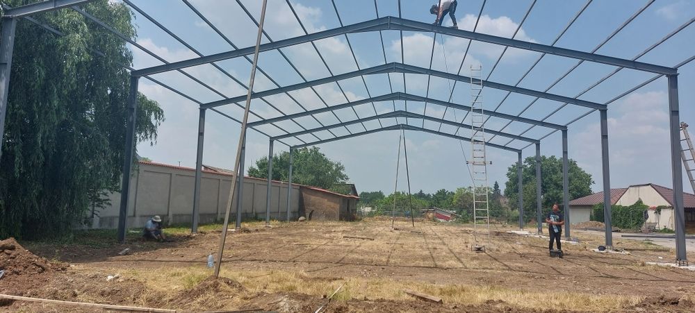 Ferme Metalice structura metalica 10cu28m profile ipe 200 dor facem pe ...