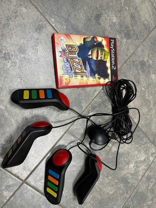 Buzzer Controllers Sony PlayStation2 + Игра PlayStation 2 PS2 ПС2 гр ...