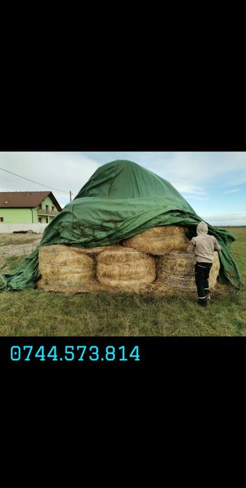 Baloti Rotunzi Fan sau Lucerna.min.40.Drept.500.La TIR>RO Hurezani • OLX.ro