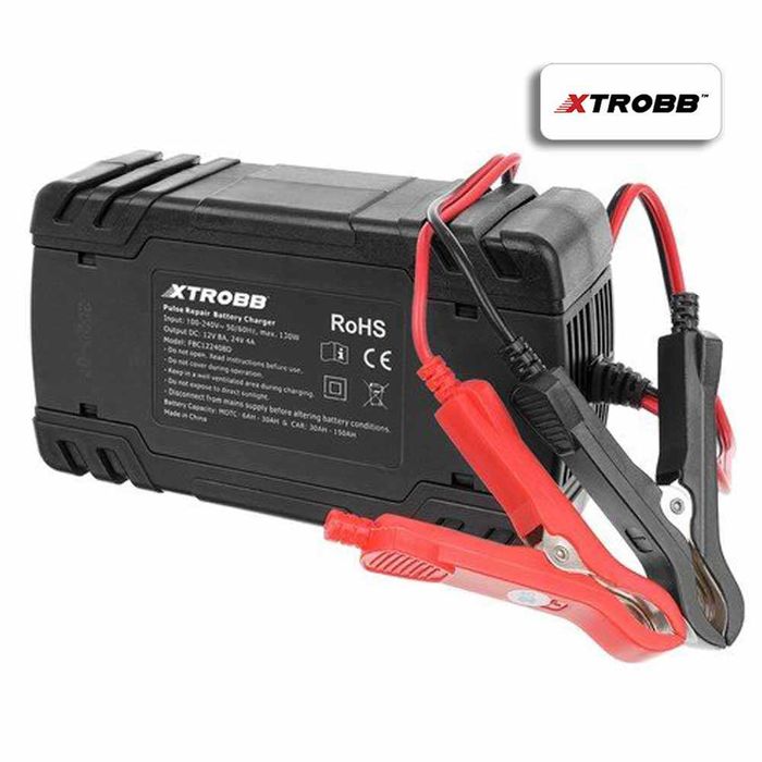 Автоматично зарядно устройство 12V/8A, 24V/4A XTROBB гр. Хасково Овчарски • OLX.bg