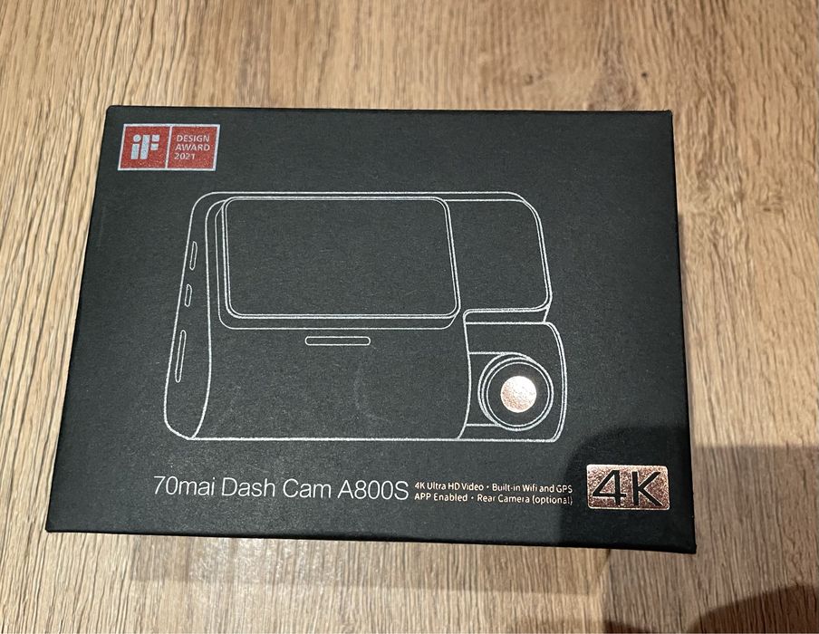 Продавам видеорегистратор Xiaomi 70mai A800S 4K Dash Cam предна гр ...