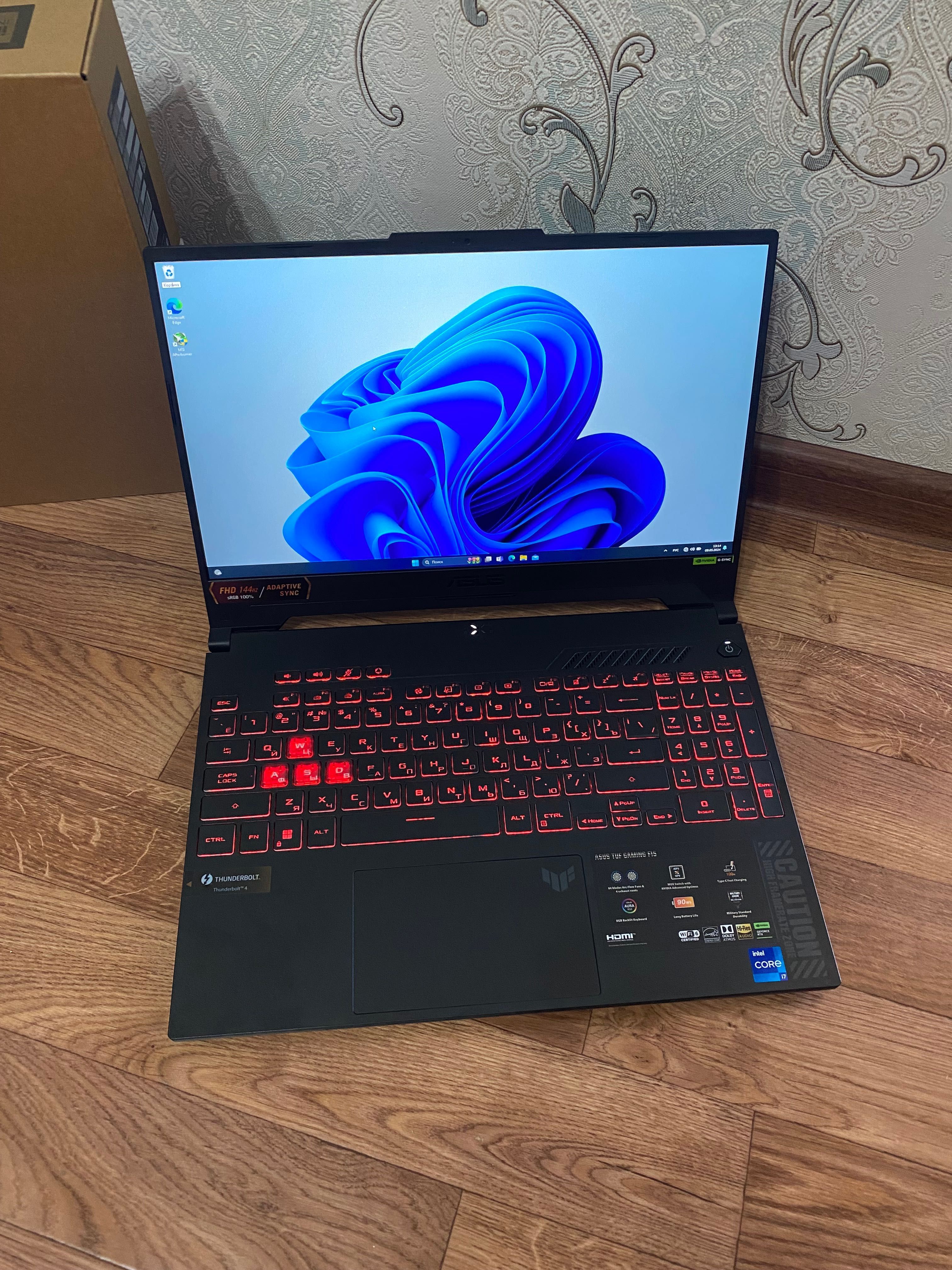 Игровой ноутбук Asus RTX 4060 i7 12700H tuf gaming Асус туф гейминг ...