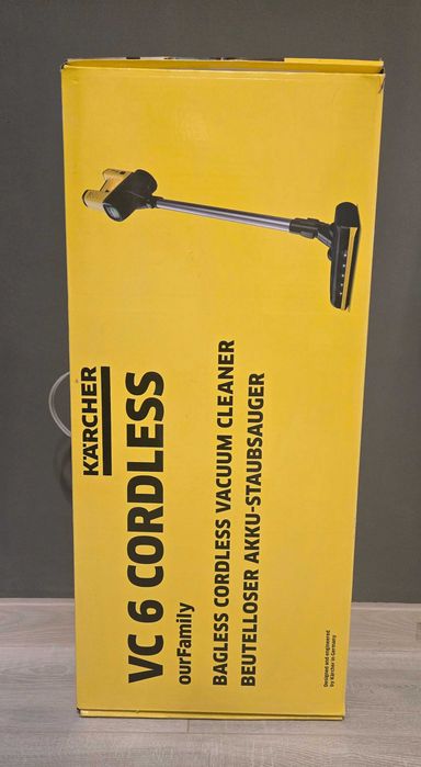 Безжична прахосмукачка karcher vc6 cordless + нови филтри и ектри гр ...