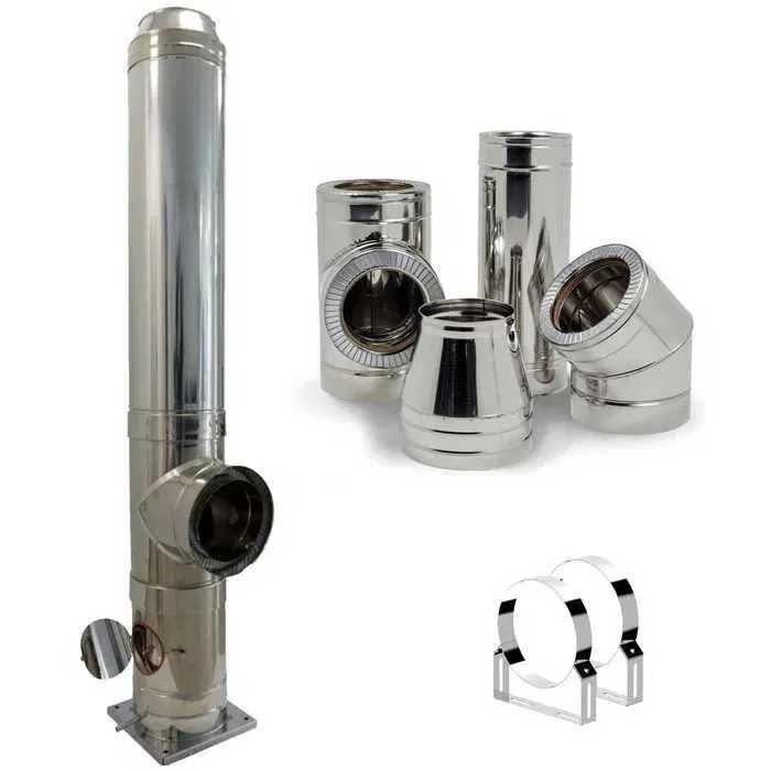 COS DE FUM DIN INOX PROFESIONAL - diametre de la 80 mm - 350 mm Targu ...