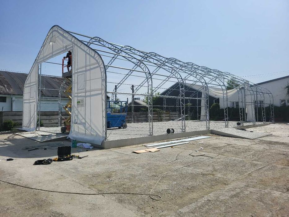 Hale metalice din otel zincat,prelata ignifug Bradesti • OLX.ro