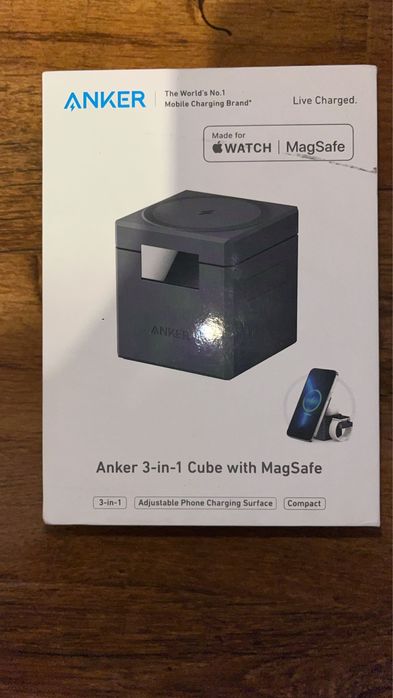 Incarcator wireless magnetic anker 3in1 powerBank Cube MagSafe fast Bucuresti Sectorul 2 • OLX.ro