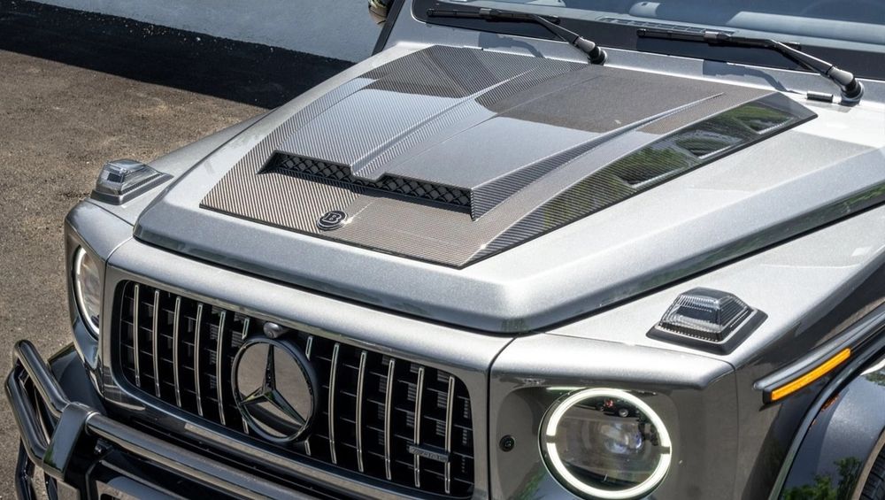 W464 CARBON Brabus спойлер таван LED преден капак капак резервна гум гр ...