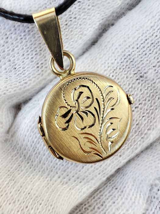 Pandantiv Aur 14K Pentru Poza Dubla Unicat Cu Lantisor Lant Aur 14K ...