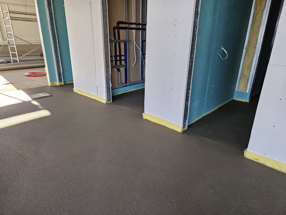 Șapă mecanizată și elicopterizată, Șapă ușoară, flotanta, pardoseală ...