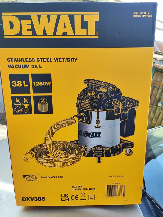 Прахосмукачка Dewalt DXV38S за сухо и мокро почистване гр. Силистра Митница • OLX.bg