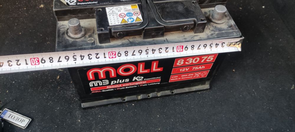 Акомулатор moll 75ah гр. Варна Аспарухово • OLX.bg