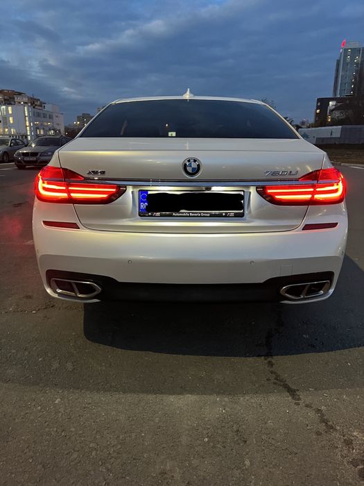 BMW seria 7 750Li G12 V8 pachet m760 alb perlat, toate dotariile ...