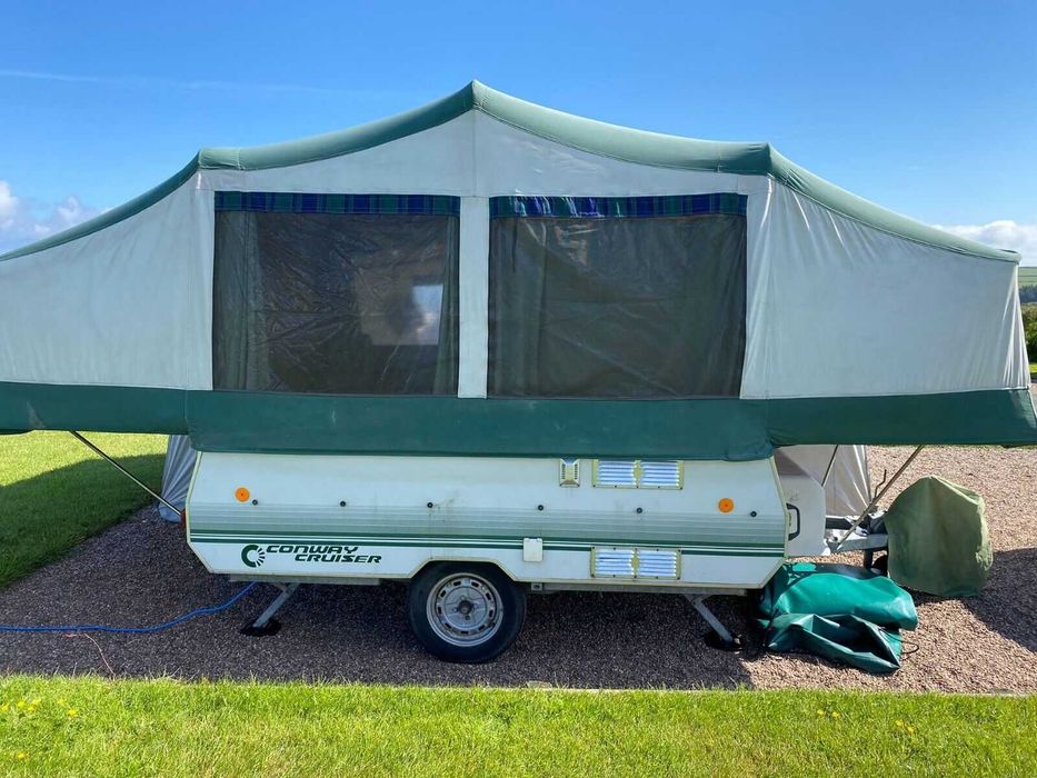 Rulota Caravana Camper Remorca Cort pliabil 6 persoane schimb cu auto ...