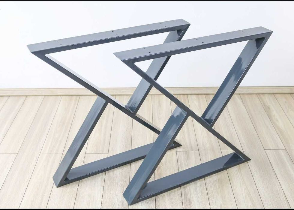 Picioare metalice Model Z (masa dining, living bucatarie terasa cafea ...