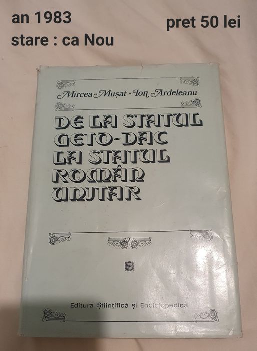 De la statul Geto-Dac la statul Roman unitar Bucuresti Sectorul 2 • OLX.ro