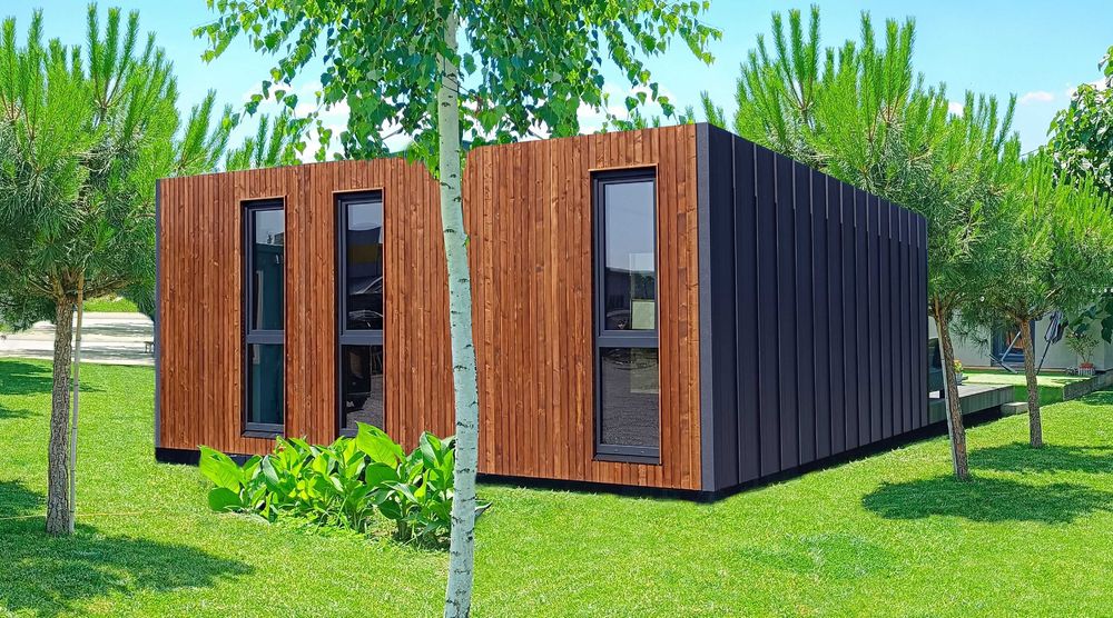 Casuta de vacanta / Tiny house / Casa mobila modulara / Gradina 66m2 ...