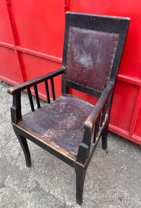 Scaun Vintage din lemn masiv; Jilt vechi; Fotoliu Bucuresti Sectorul 4 ...