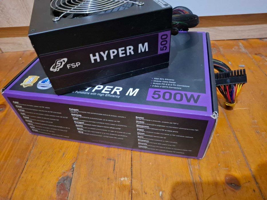 Полумодулярно захранване FSP HYPER M 500W гр. Благоевград Идеален център • OLX.bg