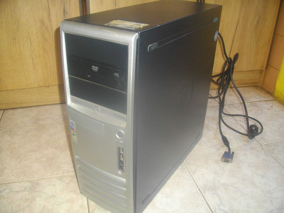HP Compaq DC7100-Оригинален Настолен Компютър HP-2010г-Pentium4 гр ...