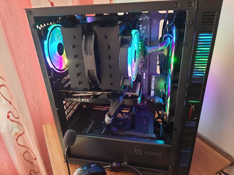 Unitate si Monitor Gaming Ryzen 5 5600X Nvidia RTX3060 TI 32 GB RAM ...