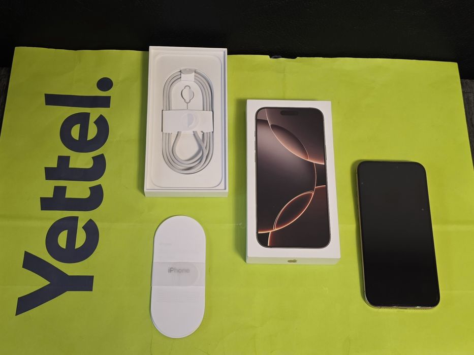 КАТО НОВ 256GB iPhone 16 Pro Max Yettel Гаранция 3г. 2027 Desert Titan гр. София Младост 1 • OLX.bg