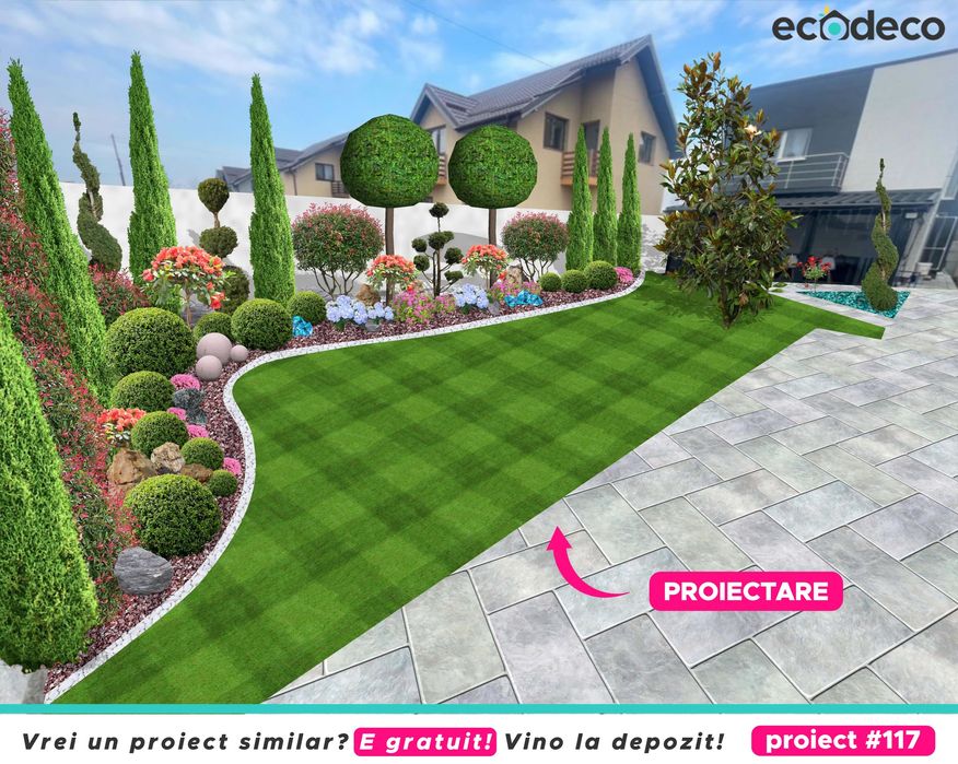 Amenajăm spații verzi cu gazon rulou natural. Valea Mare • OLX.ro