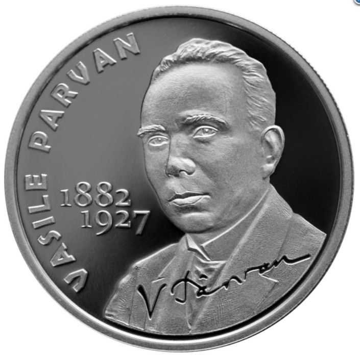 Moneda argint 140 de ani de la nașterea lui Vasile Pârvan Bucuresti ...