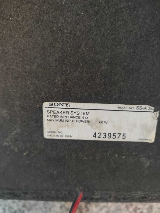 Boxe Sony SS-A300 60w Constanta • OLX.ro