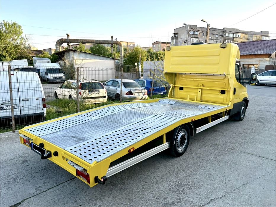 Iveco Daily Auto Platforma 3.0 180CP Euro 6 , an.2018 , Tranaport auto ...