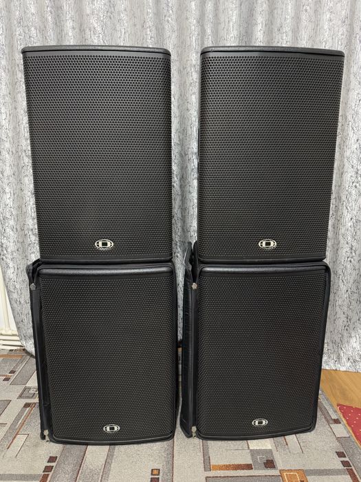 Boxe Dynacord C15.2, pasive, originale, 500W RMS cu huse și cabluri ...