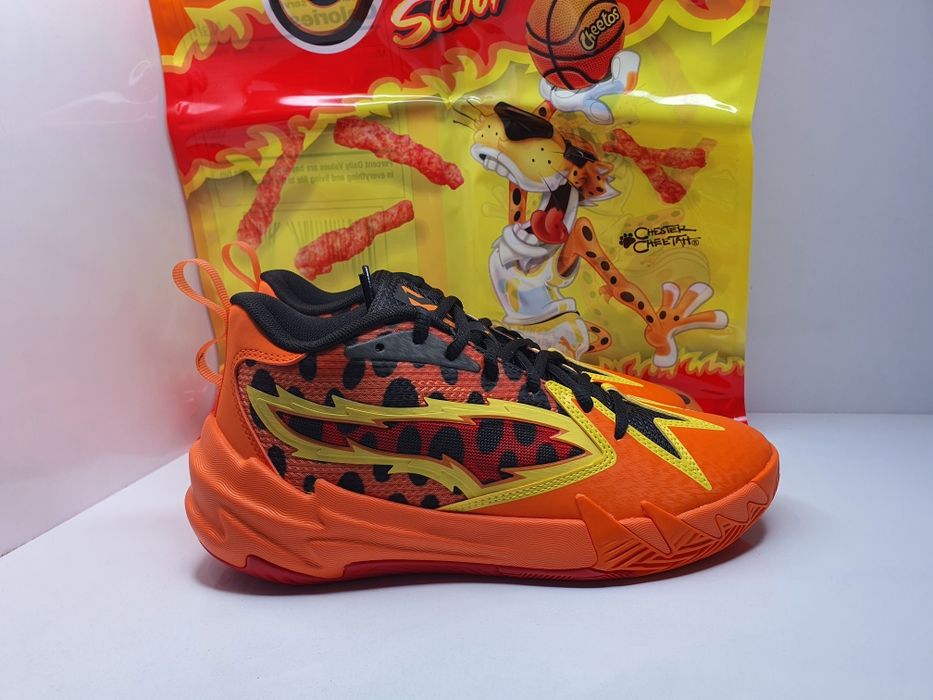 Баскетболни Кецове Puma Scoot 1 Cheetos Чисто нови с кутия Размер 3 гр ...