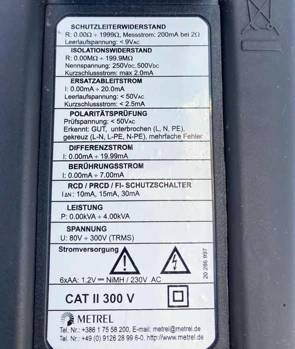 METREL MI 3309 BT DeltaGT - Mногофункционален тестер! гр. Шумен ...