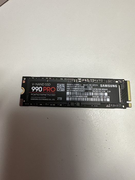SSD M2 Samsung 990 PRO, 4TB, noi, nefolosite fara ambalaj Marginea • OLX.ro