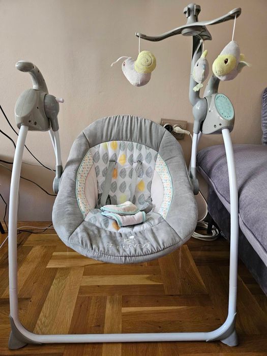 Електрическа детска люлка baby swing гр. Бургас Възраждане • OLX.bg