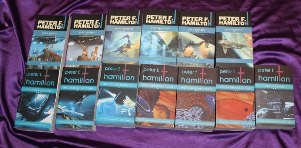 Peter F Hamilton Trilogia Zorii noptii Alchimistul neutronic Bucuresti ...